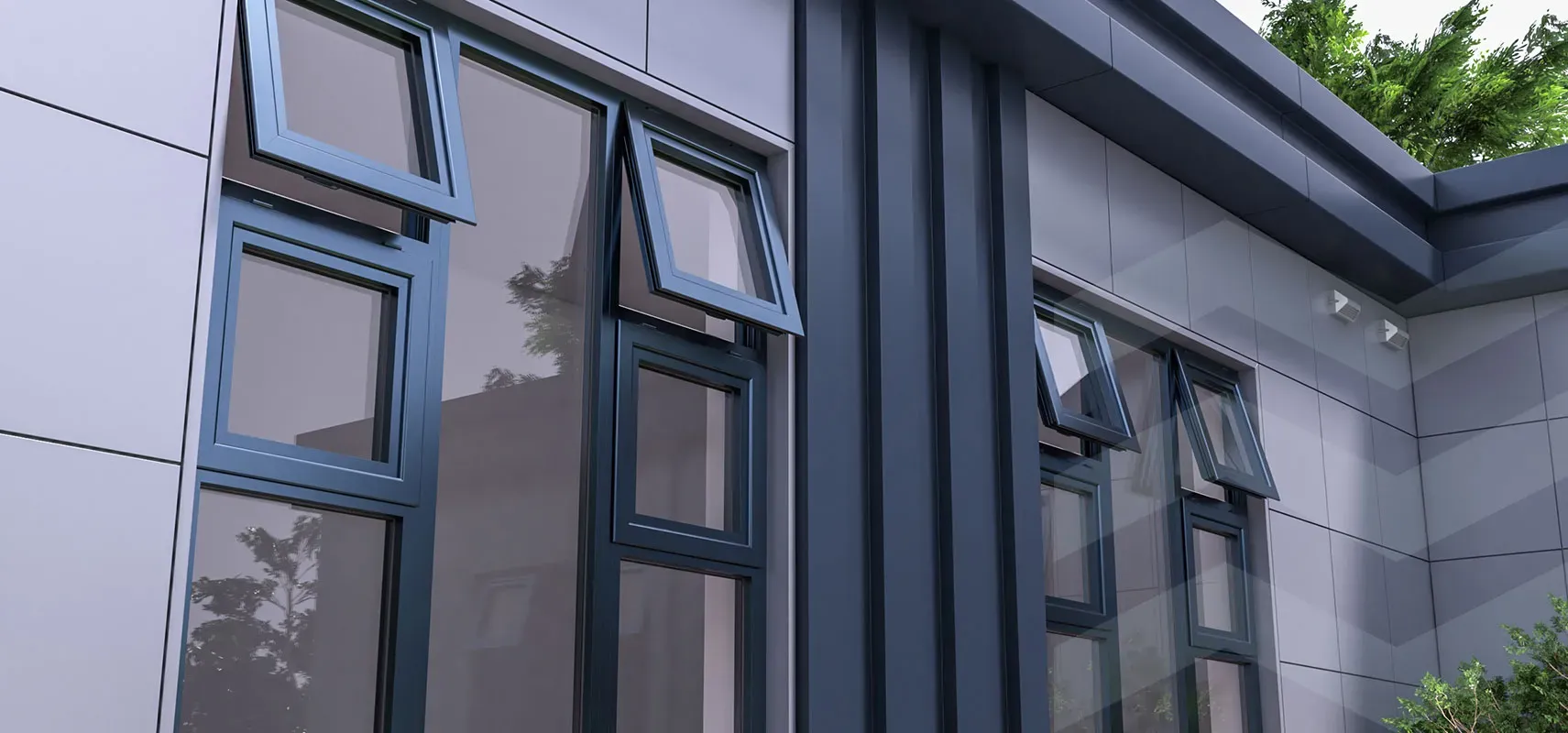 Aluminium Top Hung Windows Models and Prices | Elitech