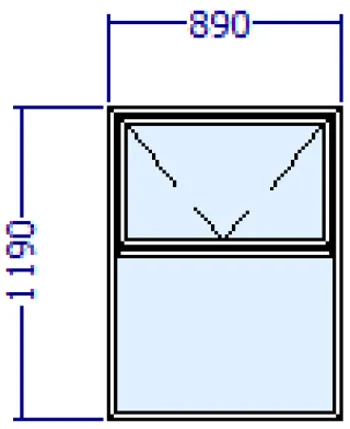 Aluminium Top Hung Windows Models and Prices | Elitech