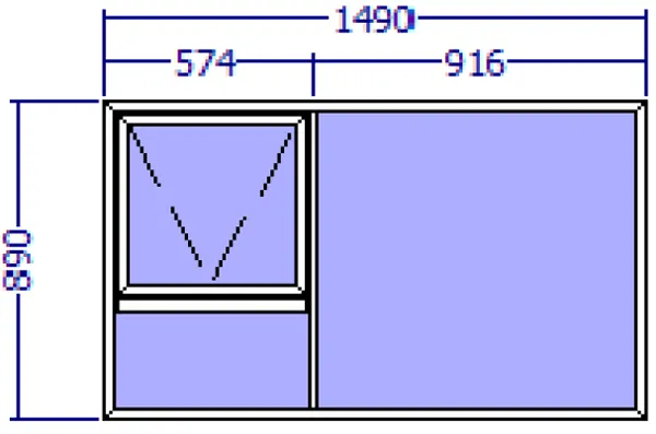Crealco Swift 38 Window 890x1490